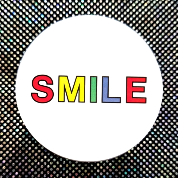 Accessories | 225 Inch Smile Button Badge Pin | Poshmark
